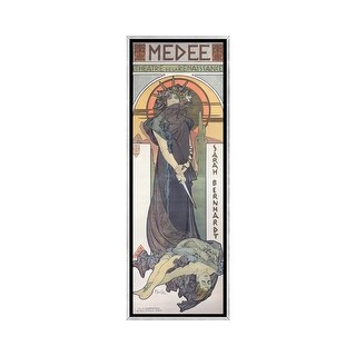 iCanvas "Sarah Bernhardt as Medee at the Theatre de la Renaissance, 1898 " by Alphonse Mucha ...